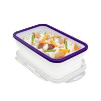 China 2L Salad Silicone Lunch Container Multipurpose Stackable BPA Free for sale