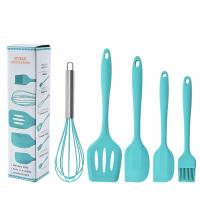 China Portable Durable Silicone Kitchen Ware , Multicolor Silicone Cooking Utensils Set for sale