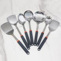 China Stainless Steel Silicone Kitchen Utensils Nontoxic Practical for sale
