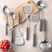 China Stainless Steel Silicone Kitchen Utensils Nontoxic Practical for sale