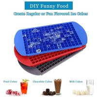 China Reusable Ice Cube Mold Tray 160 Holes For Refreshing Beverages for sale
