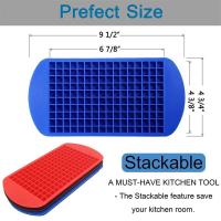 China Reusable Ice Cube Mold Tray 160 Holes For Refreshing Beverages for sale