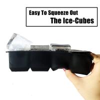 China Nontoxic Durable Large Ice Cube Mold , Lightweight Silicone Freezing Tray for sale