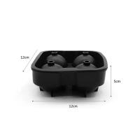 China Harmless Silicone Ice Ball Mould Durable , Cold Resistant Ice Sphere Tray for sale