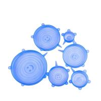 China Tasteless Silicone Stretch Tops Portable , Multipurpose Stretchable Silicone Covers for sale