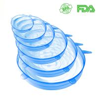 China Tasteless Silicone Stretch Tops Portable , Multipurpose Stretchable Silicone Covers for sale