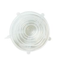 China 120g 6 Pack Silicone Stretch Lids Cover BPA Free Lightweight for sale