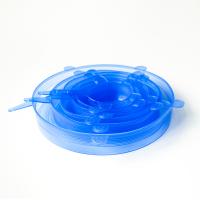 China Leakproof Stretchable Silicone Food Covers Reusable Transparent for sale