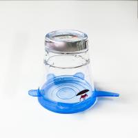 China 2.6-8.3 Inch Super Stretch Silicone Lids , Harmless Stretch And Fresh Silicone Covers for sale