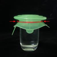 China Round Reusable Silicone Stretch Lids Practical Nontoxic For Food Safety for sale