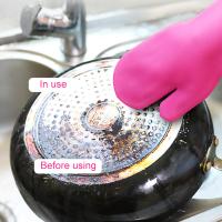 China Household Kitchen Baking Tool Sponge Scouring Pad Gloves For Dish Washing for sale