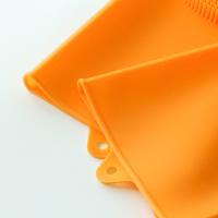 China Multicolor Silicone Dish Washing Glove , Nontoxic Scrubbing Gloves For Cleaning for sale