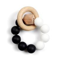 China Multicolor Silicone Teether Toys Harmless , Lightweight Silicone Teething Rings for sale