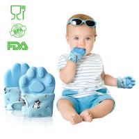 China Odorless Custom Silicone Teether Reusable , Multifunctional Baby Chewing Toys for sale
