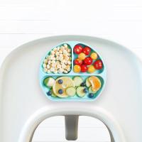 China Odorless Food Silicone Divided Plate Lightweight Multipurpose for sale