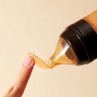 China Silicone Baby Feeding Tools Bottle Spoon Harmless Multiscene for sale