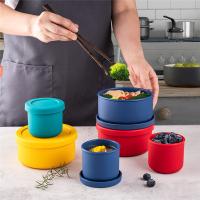 China Harmless 2L Silicone Bowl With Lid , Multifunctional Silicone Pinch Bowls for sale