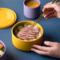 China BPA Free Food Silicone Lunch Container Non Plastic Round Shape for sale