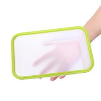 China 2L Salad Silicone Lunch Container Multipurpose Stackable BPA Free for sale