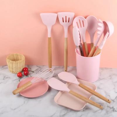 China Washable Silicone Kitchen Utensils Tools Heat Resistant Practical for sale
