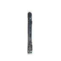 China Black Straw Silicone Bottle Brush Set Nontoxic With Soft Bristles for sale