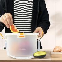 China Multicolor Silicone Zip Lock Reusable , Practical Silicone Containers For Freezer for sale