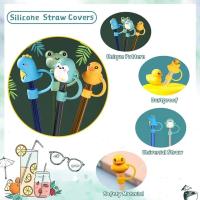 China Portable Heatproof Straw Tip Caps , Multiscene Metal Straw Tip Covers for sale