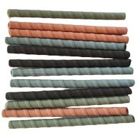 China Nontoxic Reusable Silicone Straw Durable Leakproof Biscuits Shape for sale
