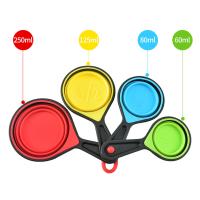 China Multipurpose Silicone Kitchen Utensils Measuring Cups And Spoons Portable for sale