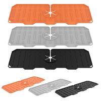 China Harmless Silicone Kitchen Utensils Non Slip , Waterproof Silicone Faucet Mat for sale