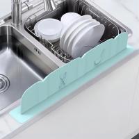 China Lightweight Silicone Faucet Splash Mat Durable , Non Stick Silicone Sink Faucet Pad for sale