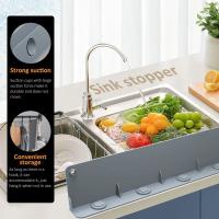 China Tasteless Sturdy Silicone Kitchen Utensils , Impermeable Kitchen Sink Splash Guard for sale