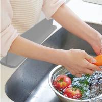China Tasteless Sturdy Silicone Kitchen Utensils , Impermeable Kitchen Sink Splash Guard for sale