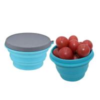 China Collapsible Silicone Lunch Container Bowl Odorless Leakproof for sale