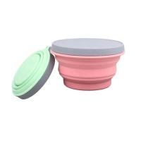 China Collapsible Silicone Lunch Container Bowl Odorless Leakproof for sale