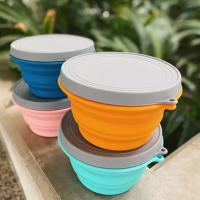 China Collapsible Silicone Lunch Container Bowl Odorless Leakproof for sale