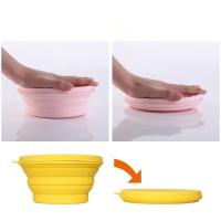 China Collapsible Silicone Lunch Container Bowl Odorless Leakproof for sale