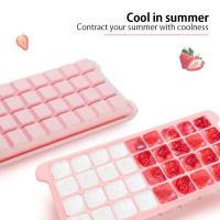 China Cocktails Silicone Ice Cube Tray With Lid Multipurpose Durable for sale