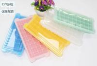 China Cocktails Silicone Ice Cube Tray With Lid Multipurpose Durable for sale