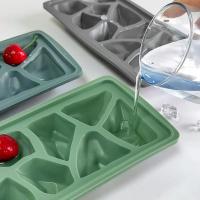 China Rock Shape Ice Cube Tray Silicone Non Stick Tasteless Eco Friendly for sale