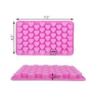 China OEM ODM Heart Shape Ice Tray , Lightweight Heart Ice Cube Maker for sale