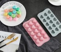China OEM ODM Heart Shape Ice Tray , Lightweight Heart Ice Cube Maker for sale