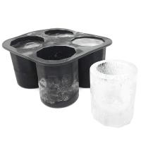China Whiskey Deep Ice Cube Tray 4 Cavity Eco Friendly For Cocktails for sale