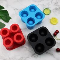 China Whiskey Deep Ice Cube Tray 4 Cavity Eco Friendly For Cocktails for sale