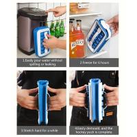China Portable Bottle Ice Cube Maker Leakproof , Non Stick Silicone Trays For Freezing for sale