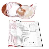 China Odorless Silicone Cookie Sheet Durable , Non Stick Pastry Rolling Mat for sale
