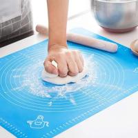 China Odorless Silicone Cookie Sheet Durable , Non Stick Pastry Rolling Mat for sale