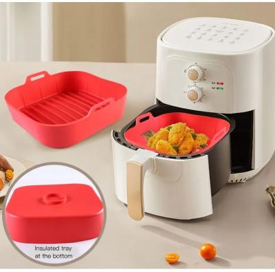 China Silicone Kitchen Baking Tool Air Fryer Liner Nontoxic Collapsible for sale