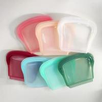 China BPA FREE Leak-Proof Eco Friendly Reusable Silicone Food Bag For Safe And Convenient Food Storage for sale