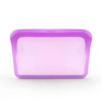 China Bpa Free Clear Silicone Food Bag Set Microwave Freezer Safe Airtight Storage Bags Various Colors for sale